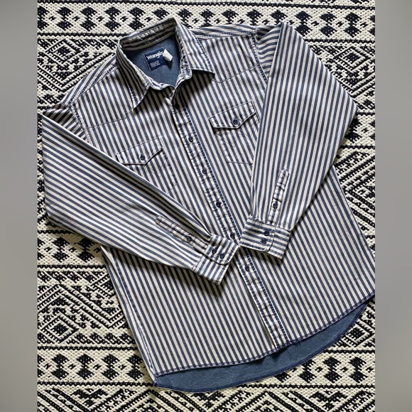 Wrangler | Shirts | Vintage Wrangler Brushpopper | Poshmark